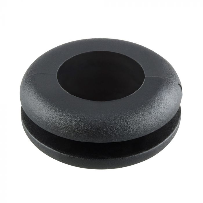 14mm Black PVC Open Grommet | Open Grommets | Reevite
