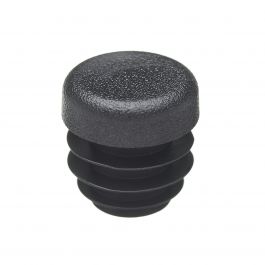 16mm Black Poly Round Ribbed Insert | Round Ribbed Inserts