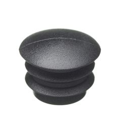15.8mm Black Poly Round Ribbed Insert | Reevite
