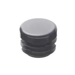22mm Black Poly Round Ribbed Insert | Round Ribbed Inserts