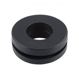 11.1mm Black PVC Open Grommet | PV837 | Open Grommets